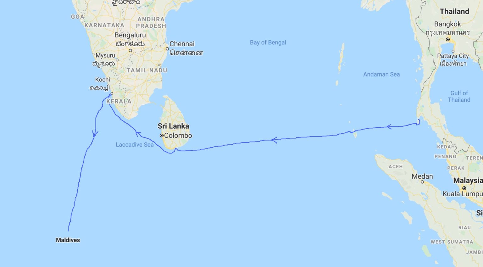 Bay of Bengal 2015: Eastern Indian Ocean - Savvy Sailing Girl